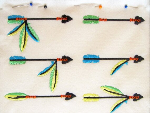Arrows Arrows Mini Arrow Embroidery Arrow Mini Single | Etsy