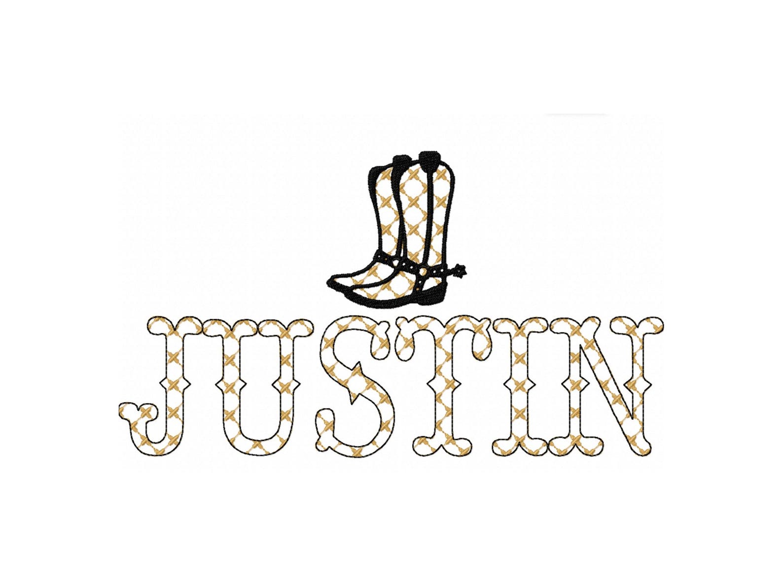 Classy Patterned Font Monogram Western Alphabet Letters Machine ...