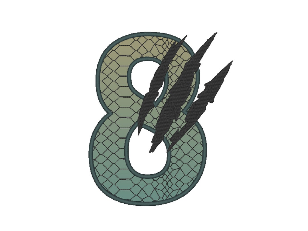 T-rex Indominus Dinosaur Birthday Number 8 EIGHT Kids Boy Outfit ...