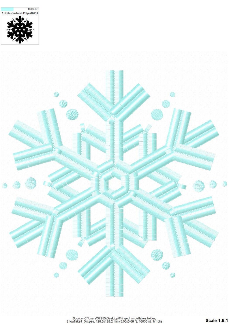 Fringed Fluffy Snowflakes 6 Different Christmas Snowflake Designs ...