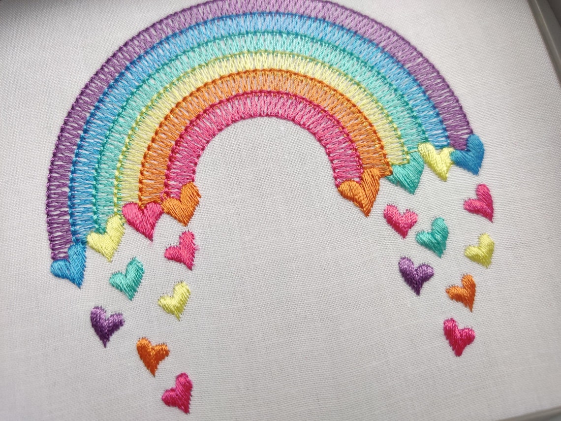 Mini Light Stitching Light Stitch Rainbow in Many Sizes - Etsy