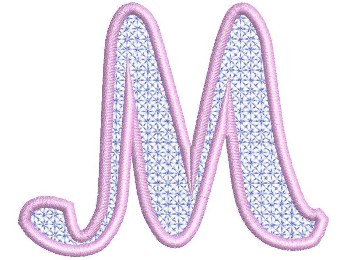 Delicate Lace Font Whole Alphabet A-Z Monogram FSL | Etsy