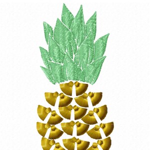 Awesome Fringed Pineapple Machine Embroidery Designs Sizes 4, 5, 6, 7 ...