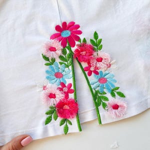 Fringed Fluffy Floral Split Side Seam Cutout Side Bow Fringe Machine ...