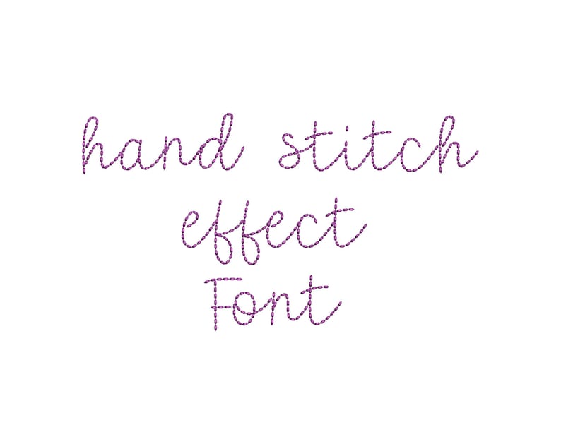 Hand Stitch Effect FONT Berry Machine Embroidery Designs Mini Small ...