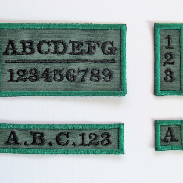 Rectangle for Embroidery Patch - Etsy