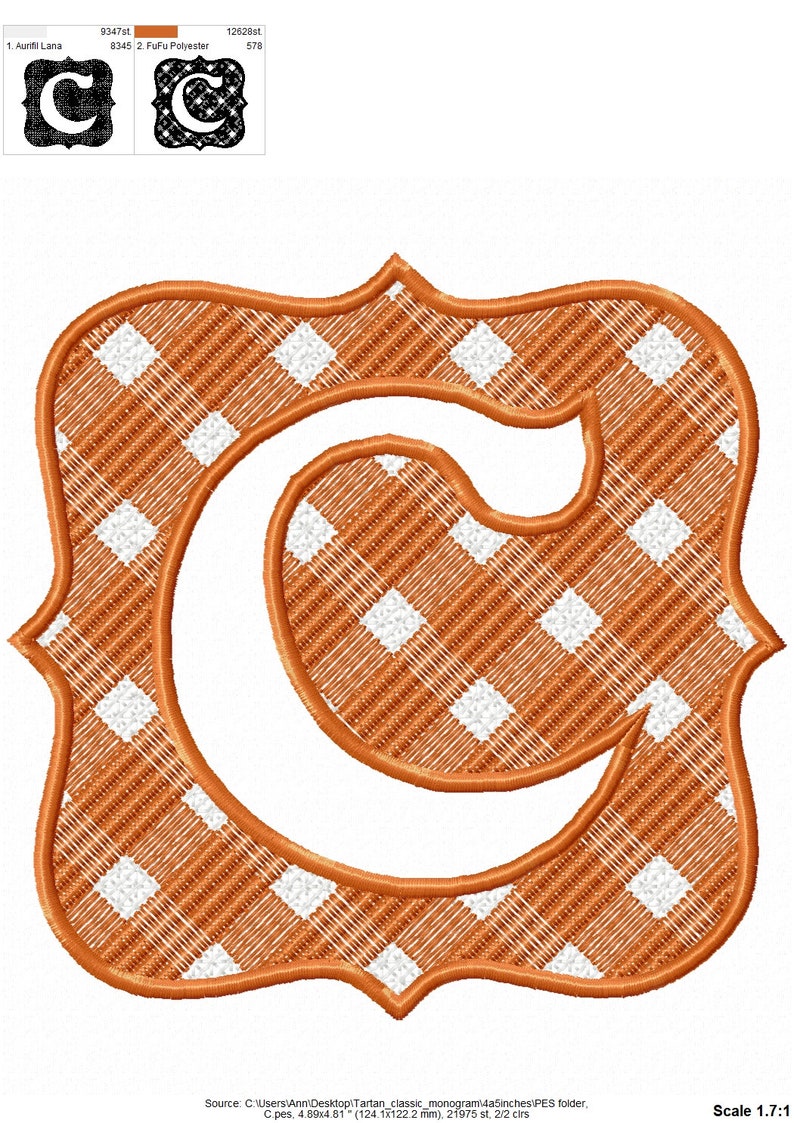 Embossed Terry Towel Monogram Letters A-Z and Gingham Buffalo - Etsy