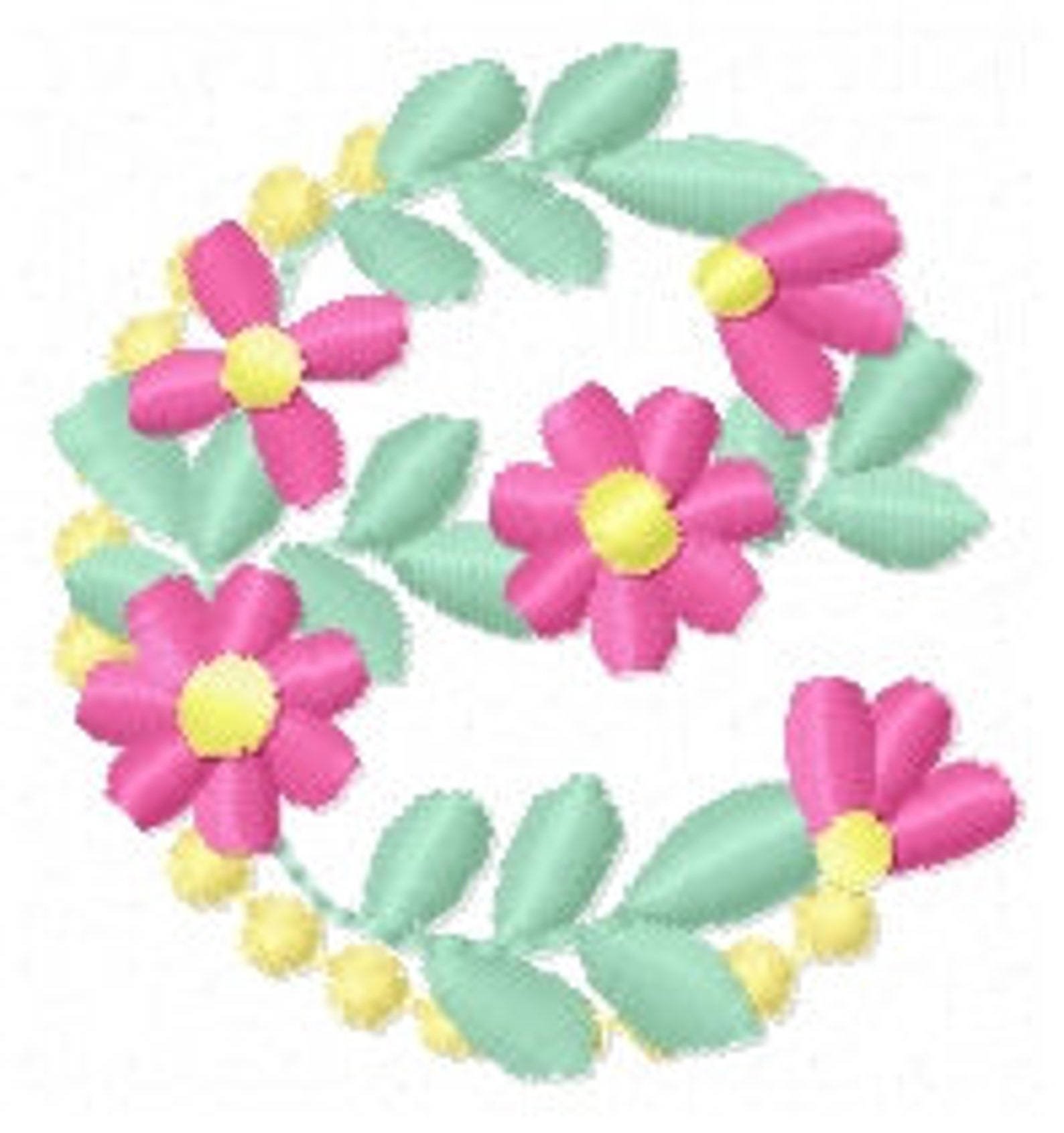 Spring Floral Font Flowered Alphabet Uppercase Lowercase Letters ...