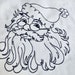 Quick Light Stitch Santa Claus Outline Machine Embroidery Design ...