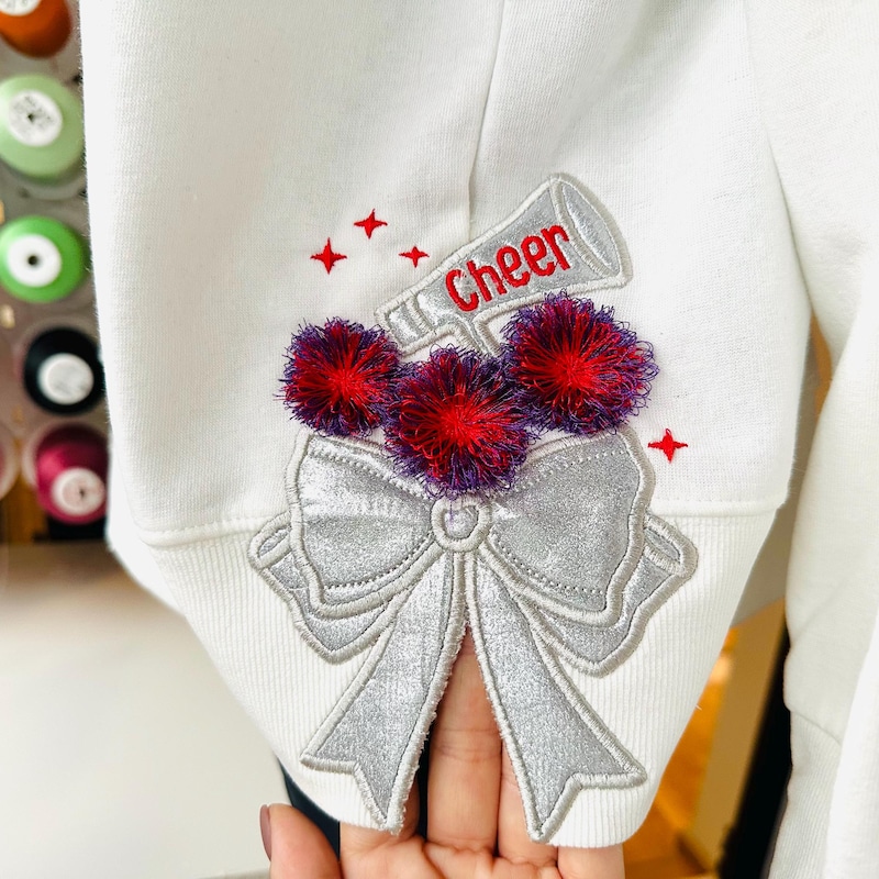 Cheerleader Applique - Etsy