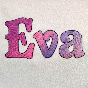 Eva Iridescent 2 Color Block FONT Alphabet Embroidery Designs 1, 2, 3 ...
