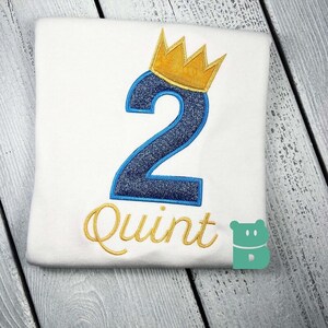 King Crown Birthday Numbers 1-9 Applique Machine Embroidery Designs for ...