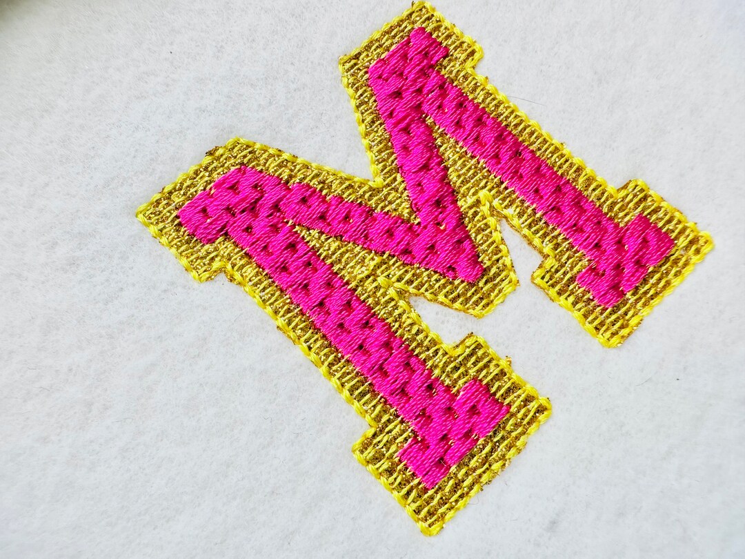 Waffle Glitter HTV Embroidery Font Sport Varsity Glitter Vinyl Alphabet ...