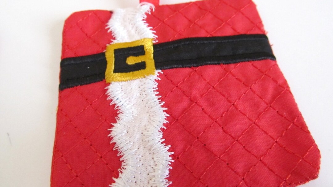 Santa Coasters or Christmas Tree Decoration - in the Hoop Project ...