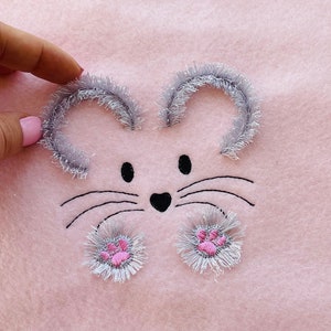 Peeking Fringe Mouse Fringed Mouse Fur Machine Embroidery Designs Baby ...