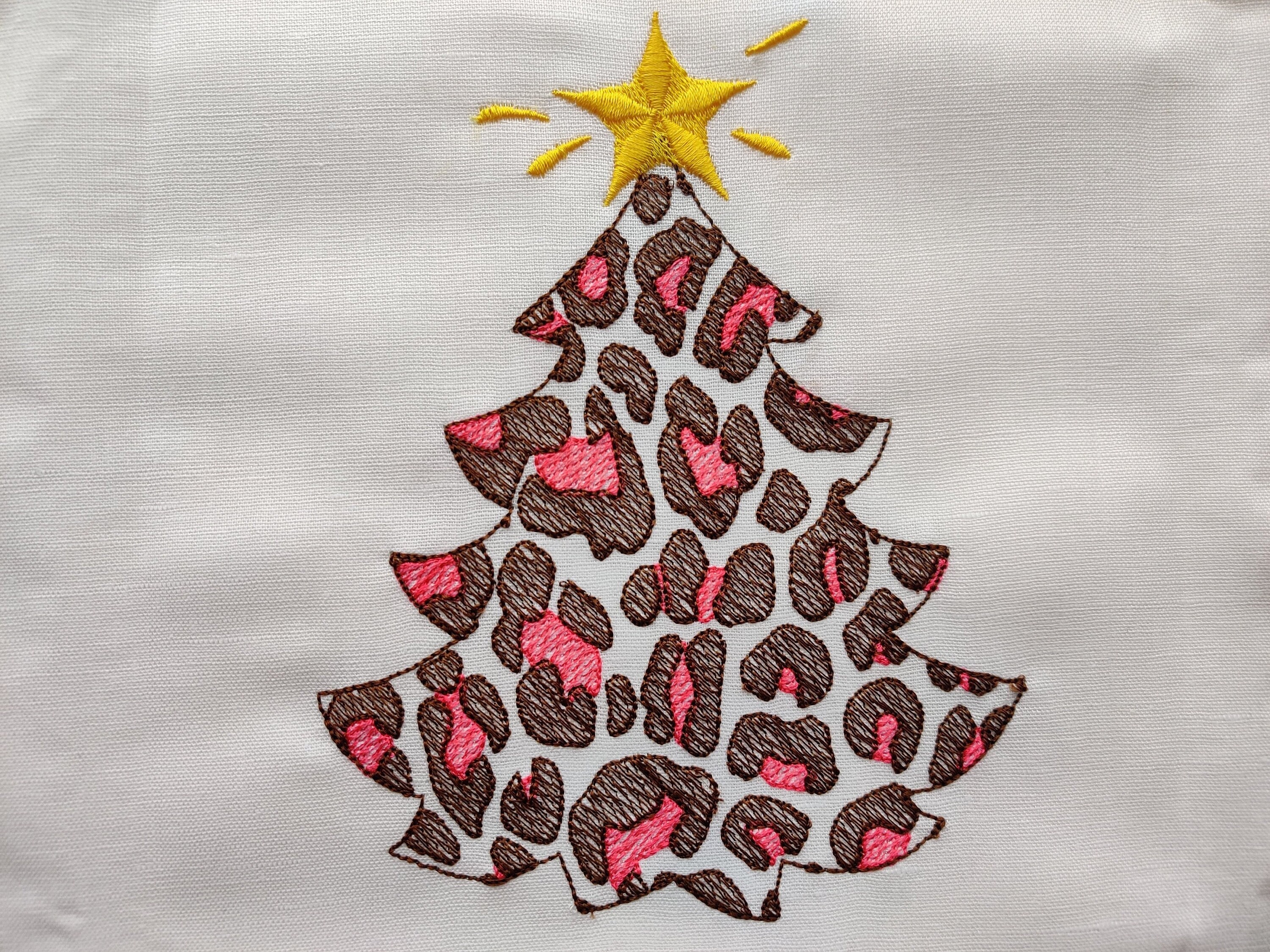 Leopard Print Christmas Tree