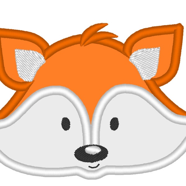 Fox Applique - Etsy