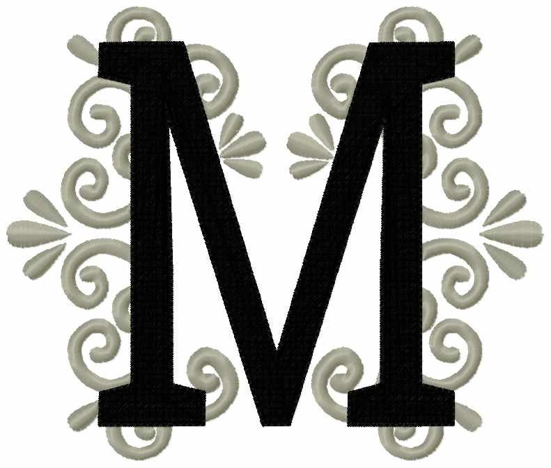 Decorative Letter M