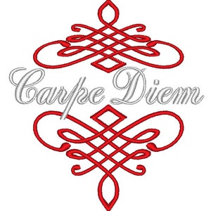 Diadem, Damask, Font Frame, Decoration Machine Embroidery Designs, File ...