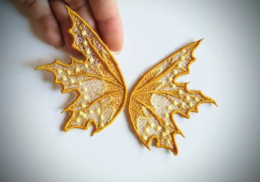 FSL, Free Standing AUTUMN Angel or Butterfly Wings Embroidery Designs ...