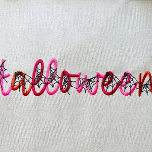 Spiderweb Font Embroidery Spider's Web Alphabet Halloween Cobweb Spooky ...