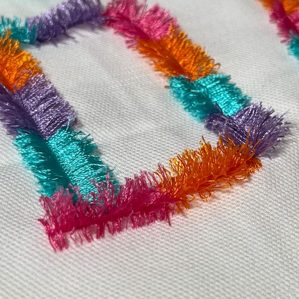 Faux Fluffy Letters - Etsy