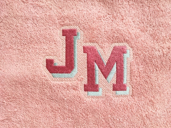 Block Type Shadow Font Fill Stitch Machine Embroidery Designs - Etsy