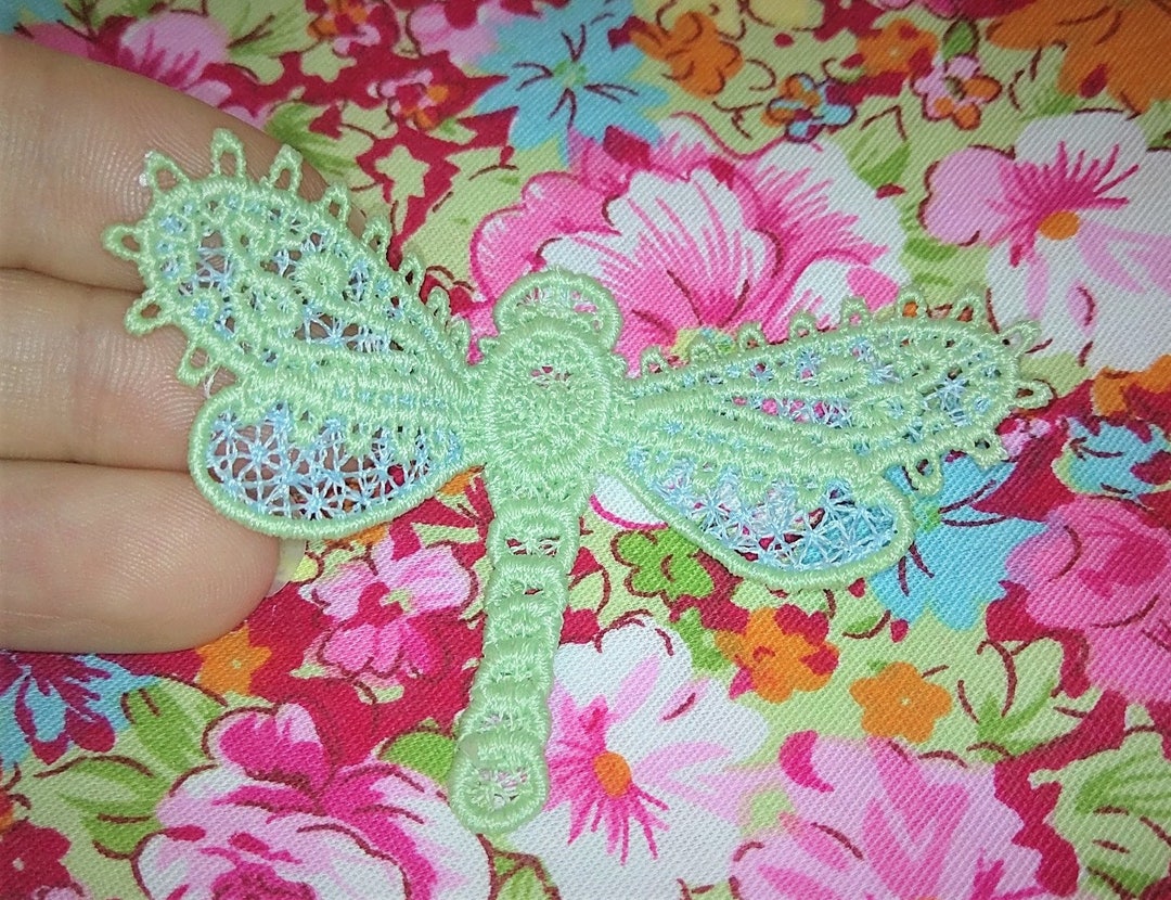 Dragonfly 3D Three-dimensional, 3 Dimensional, FSL, Free Standing Lace ...
