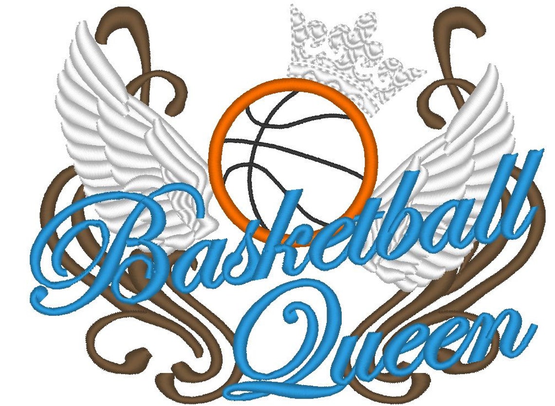 Basketball Queen and Princess SET Simply Curl Graffiti on | Etsy