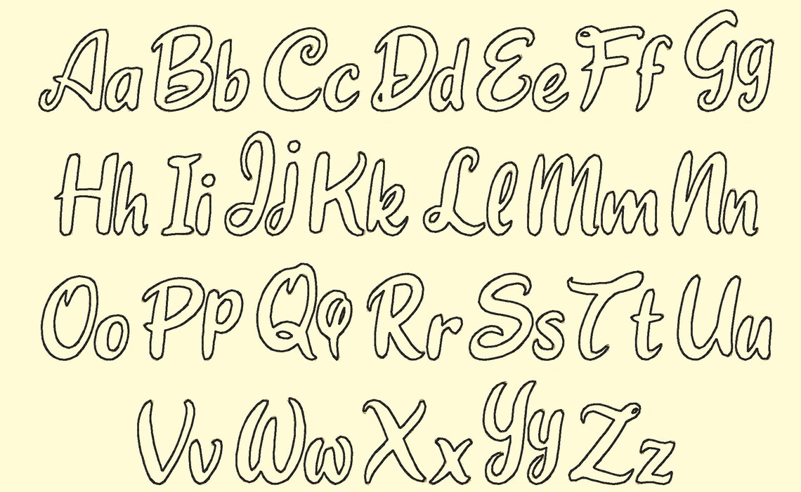 BX Included! Free Edge Raggedy Applique Alphabet Font Machine ...