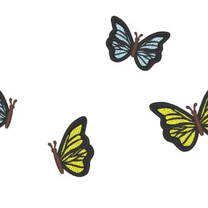 Butterfly 3D 3-dimensional FSL Freestanding Lace Machine Embroidery ...