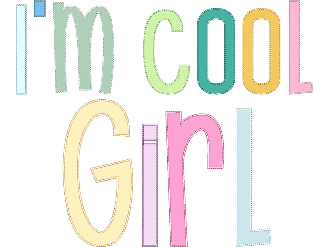 Funny Kids Font Alphabet Name Monogram Letters and Numbers - Etsy