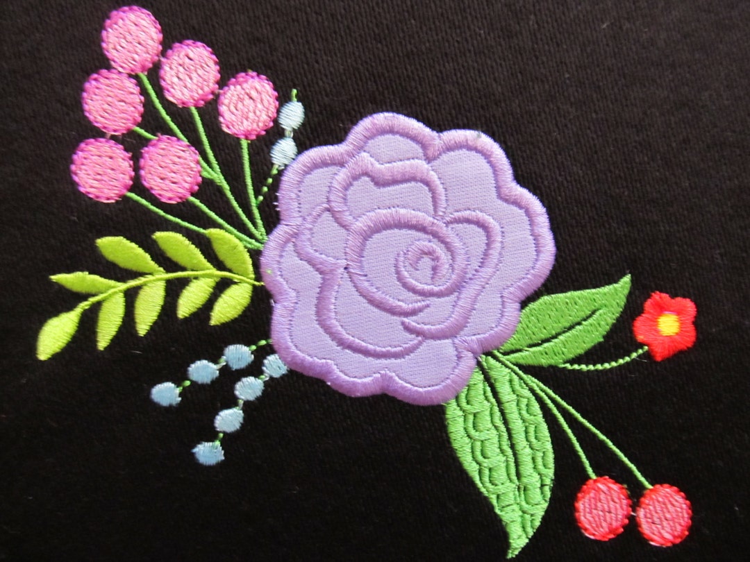 Shabby Chic Flowers Bouquet - Machine Embroidery Designs for Embroidery ...
