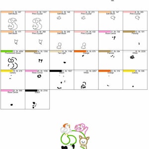 Farm Birthday Numbers WHOLE Set 1 - 9 With Cow, Pig, Horse and Rooster ...