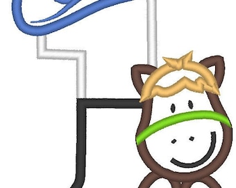 Cowboy Applique | Etsy