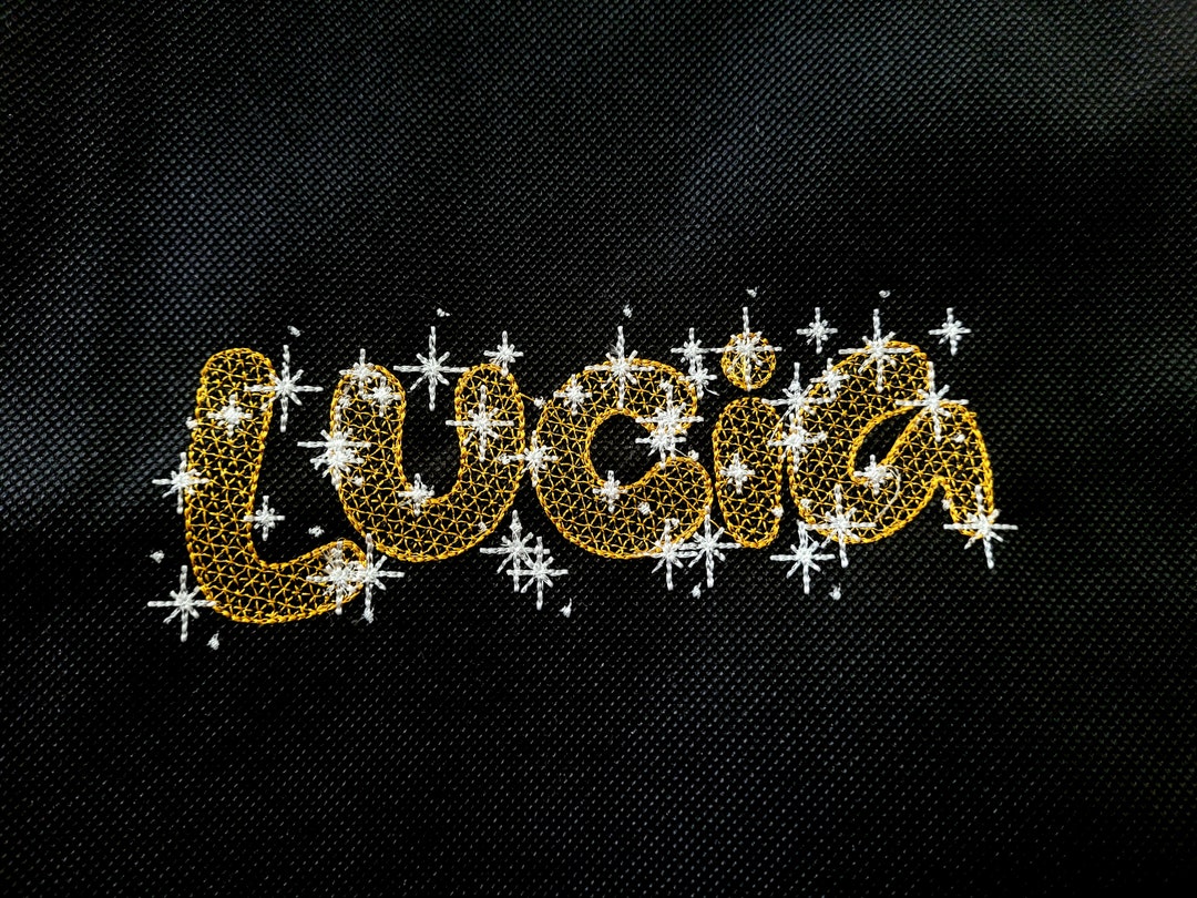 Sparkle Glitter FONT Night Starry Sky Alphabet Kids Girl Princess Name ...