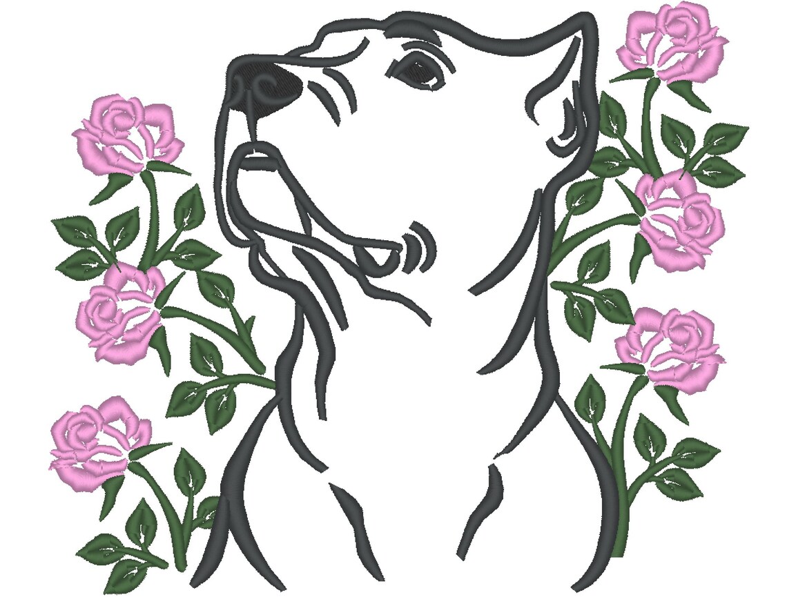 The Cane Corso Italian Mastiff Dog Puppy Pet Machine Embroidery Designs ...