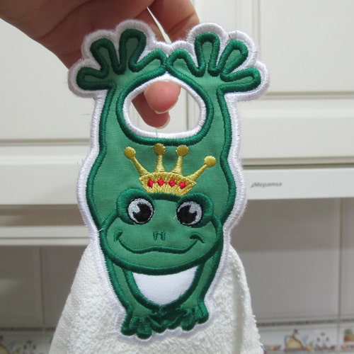 In the Hoop Kitchen Towel Topper Machine Embroidery Design - Etsy