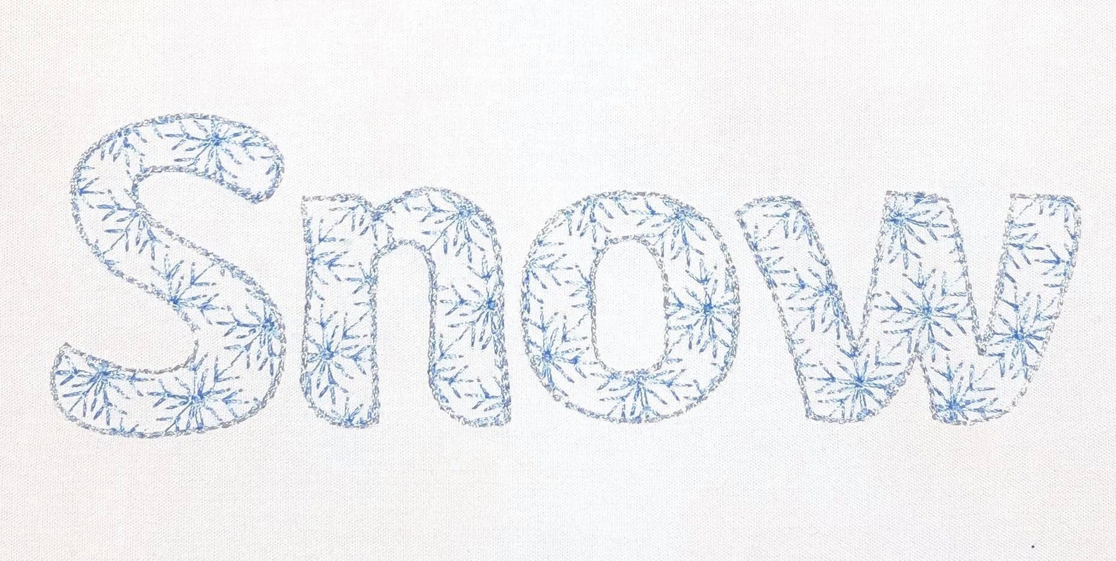Snow Font Light Sketch Outline Machine Embroidery Font Alphabet Letters ...