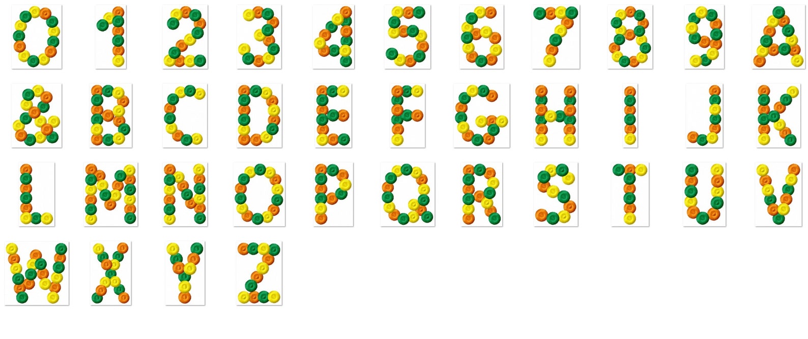 Circle Fringed FONT Alphabet Letters Machine Embroidery Designs in ...