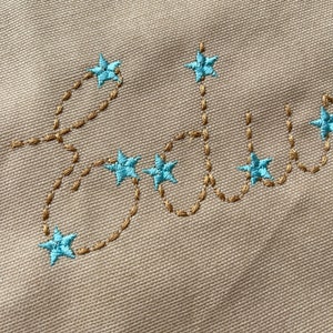 Hand Stitch Effect Starry FONT Machine Embroidery Designs in Assorted ...