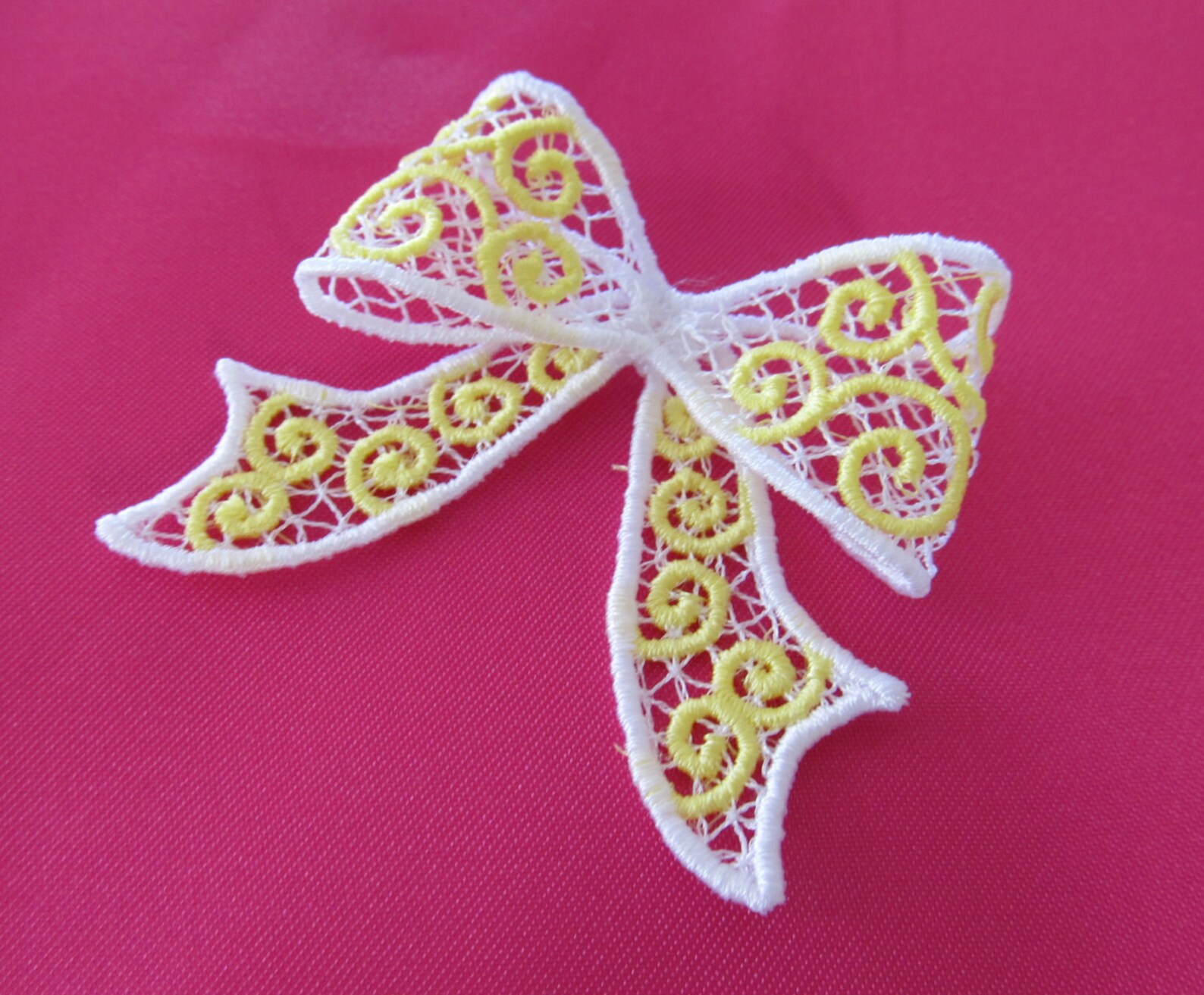 Curly Swirly Bow FSL Freestanding Lace Curl Bow Machine | Etsy