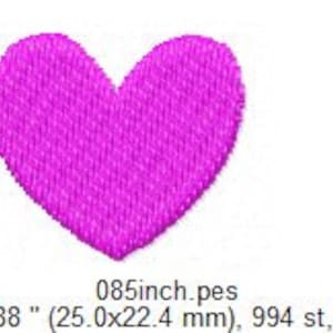 Mini Hearts Add on Mini Size Micro Wee Machine Embroidery Designs Less ...