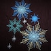 Frozen Swirl Sparkle Tail & Snowflake Collection, Big SET Frozen Lace ...