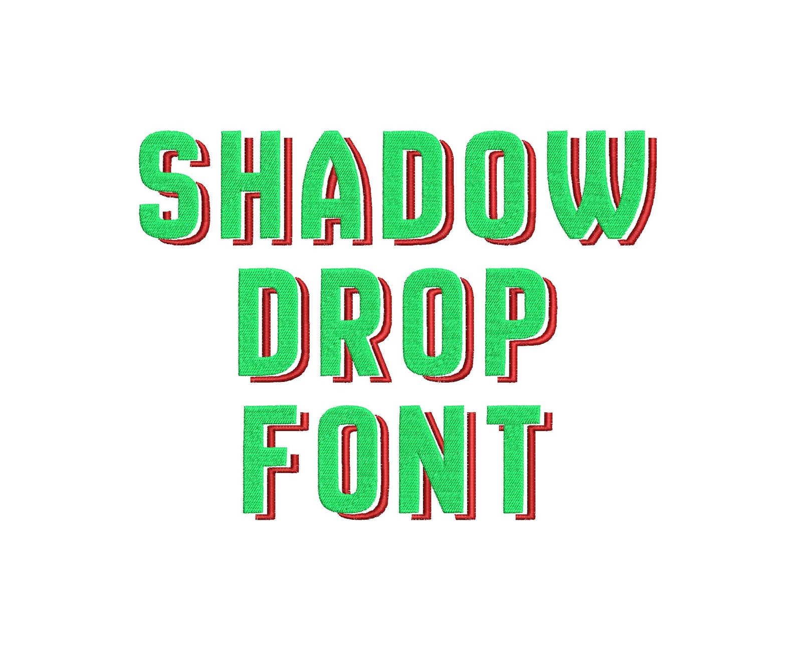 Shadow Drop FONT Machine Embroidery Designs Best Shadowed Monogram ...