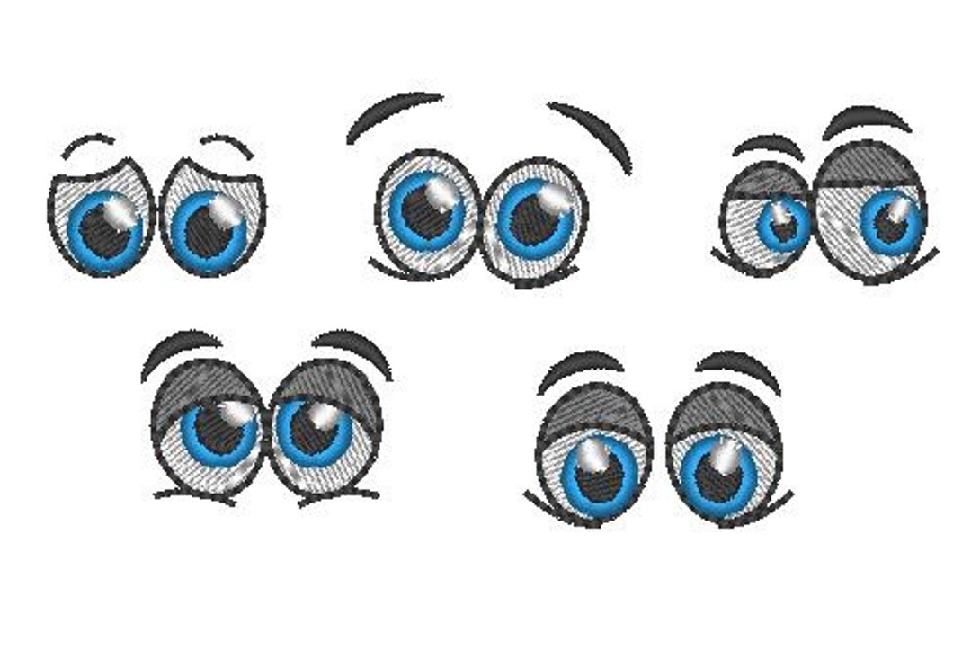 Your Toy Eyes - Mini Eyes - INSTANT DOWNLOAD - Machine Embroidery ...