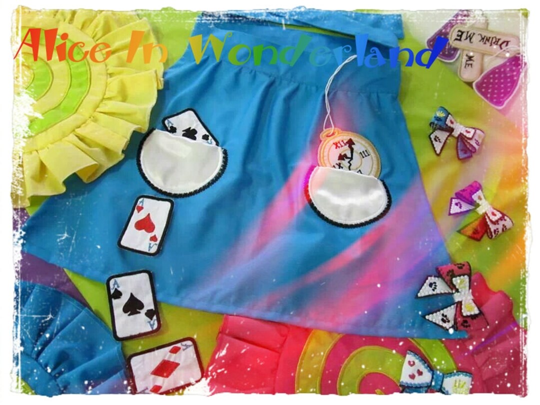 Apron Alice in Wonderland Tea Party Theme Perfect for Birthday Parties ...