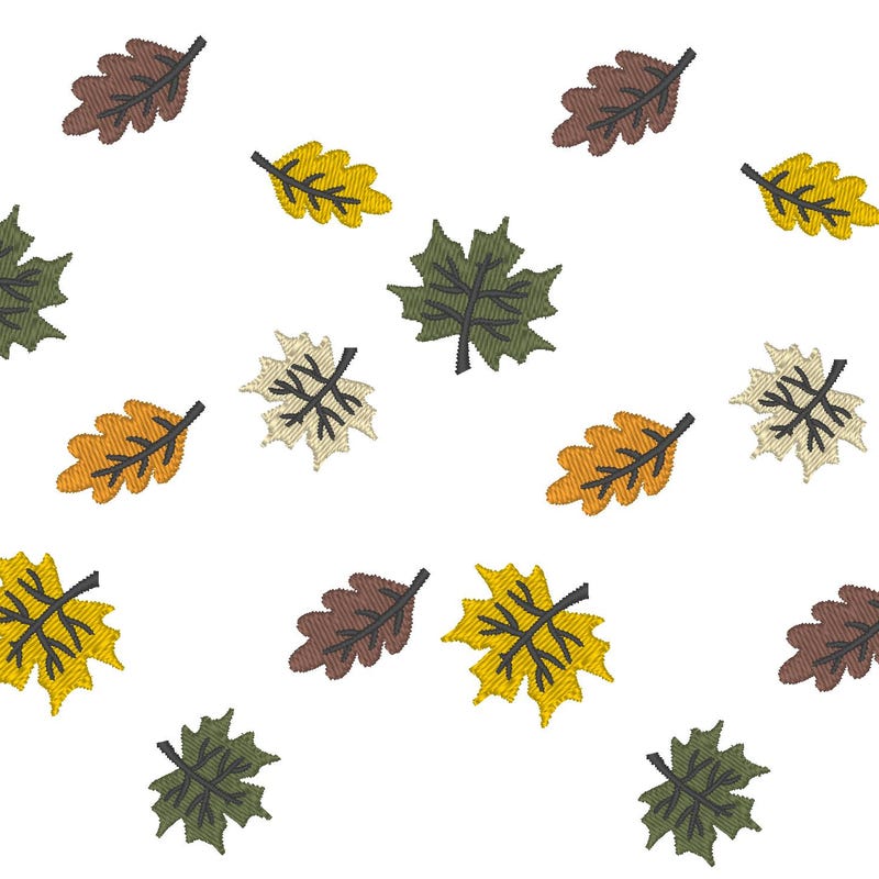 Fall Leaves Design - Etsy