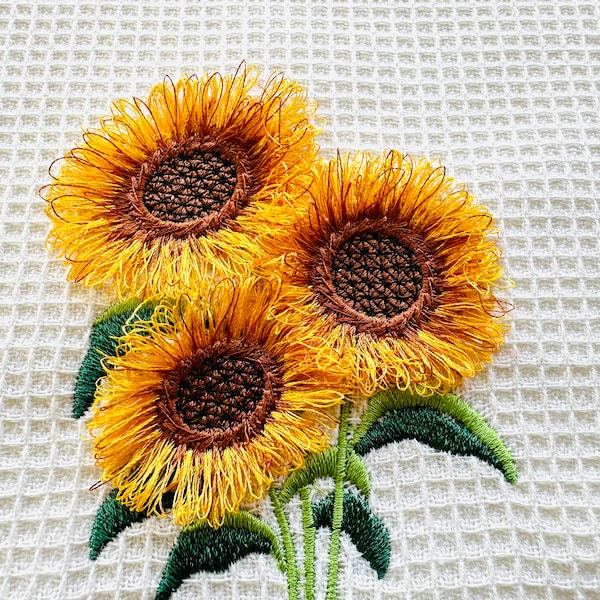 Machine Embroidery Designs Sunflowers - Etsy