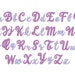 Bold Dense Chain Stitch FONT Machine Embroidery Designs in Alphabet ...